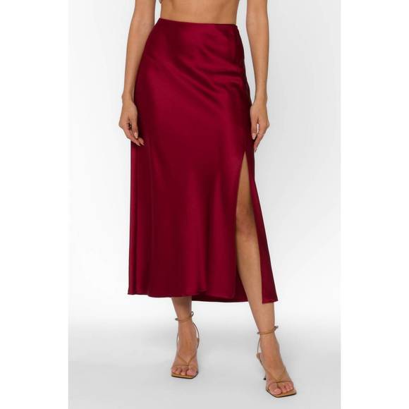 Velvet Heart | Skirts | New Velvet Heart Gypsy Skirt In Red | Poshmark
